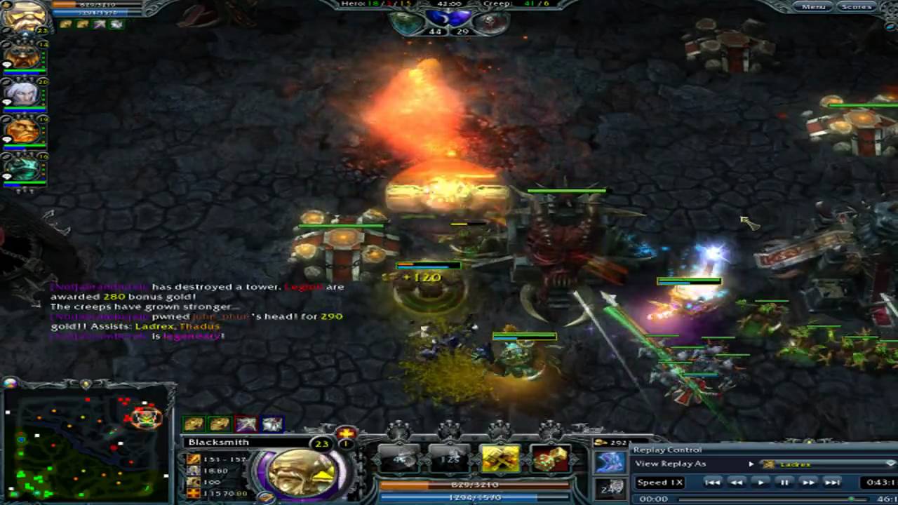 Heroes Of Newerth - Blacksmith clips [HD] - YouTube