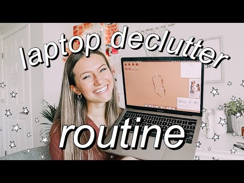 how to declutter your macbook! | my laptop declutter routine - YouTube