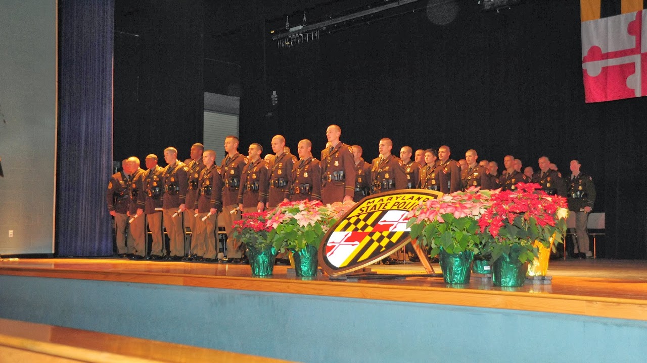 Maryland State Police 155th Academy Graduation - YouTube