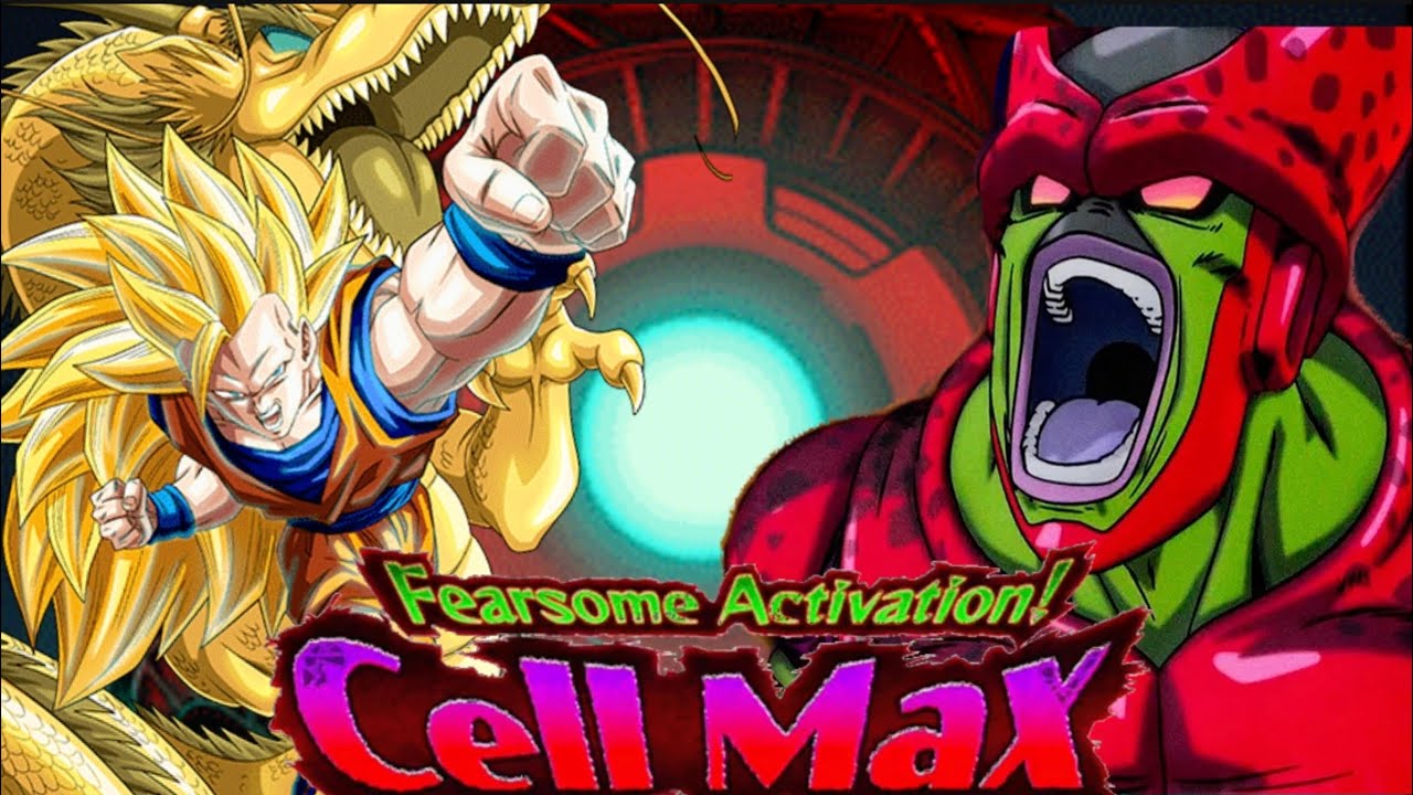 SUPER EZA AGL SSJ3 GOKU VS CELL MAX! FEARSOME ACTIVATION! (DOKKAN BATTLE) - YouTube