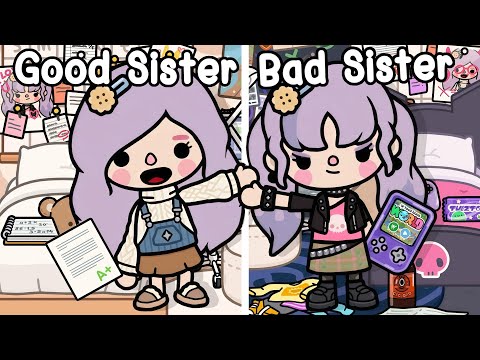Good Sister vs Bad Sister 👧🏻😈 | Toca Boca Life Story