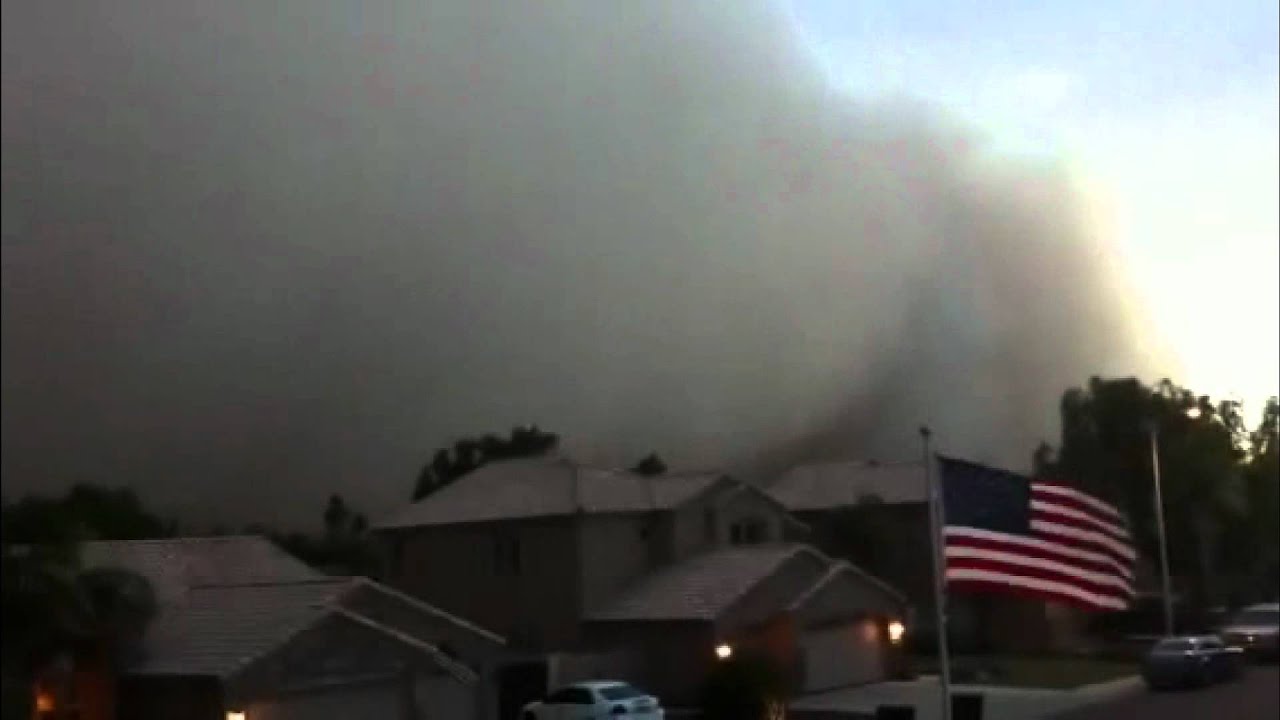 Arizona Spooky Dust Storm - Day turns to Night in Seconds (Live Video ...