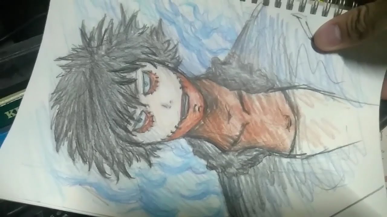Colored Pencil Drawing of Dabi from My Hero Academia - Part 2 ...