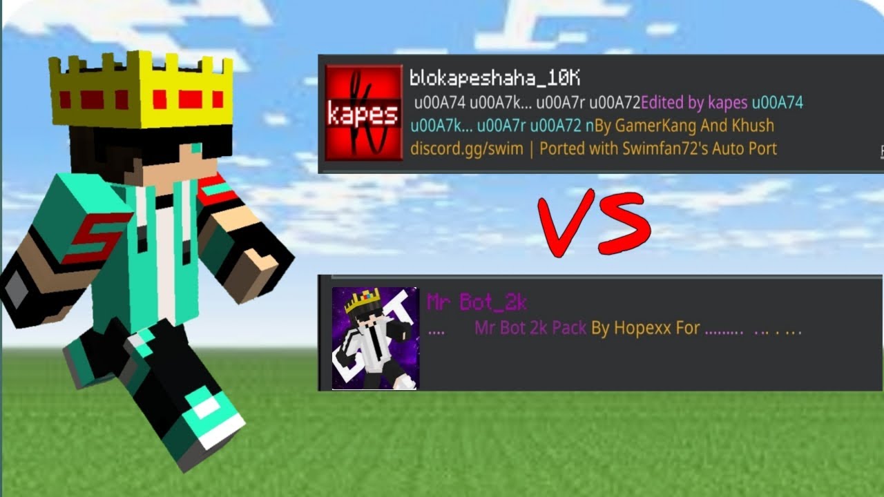 which one is is best @kapeshaha vs @mrbot_04 texture packs - YouTube