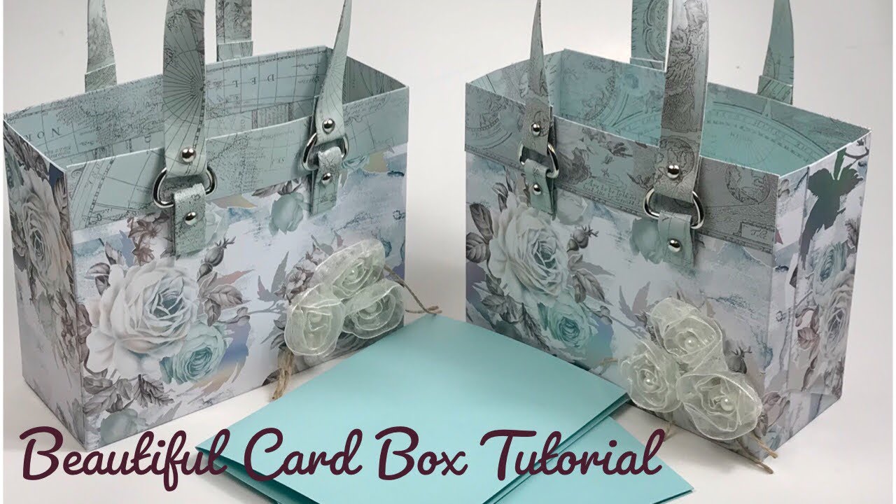 Stationery Box Tutorial - Purse Style - YouTube