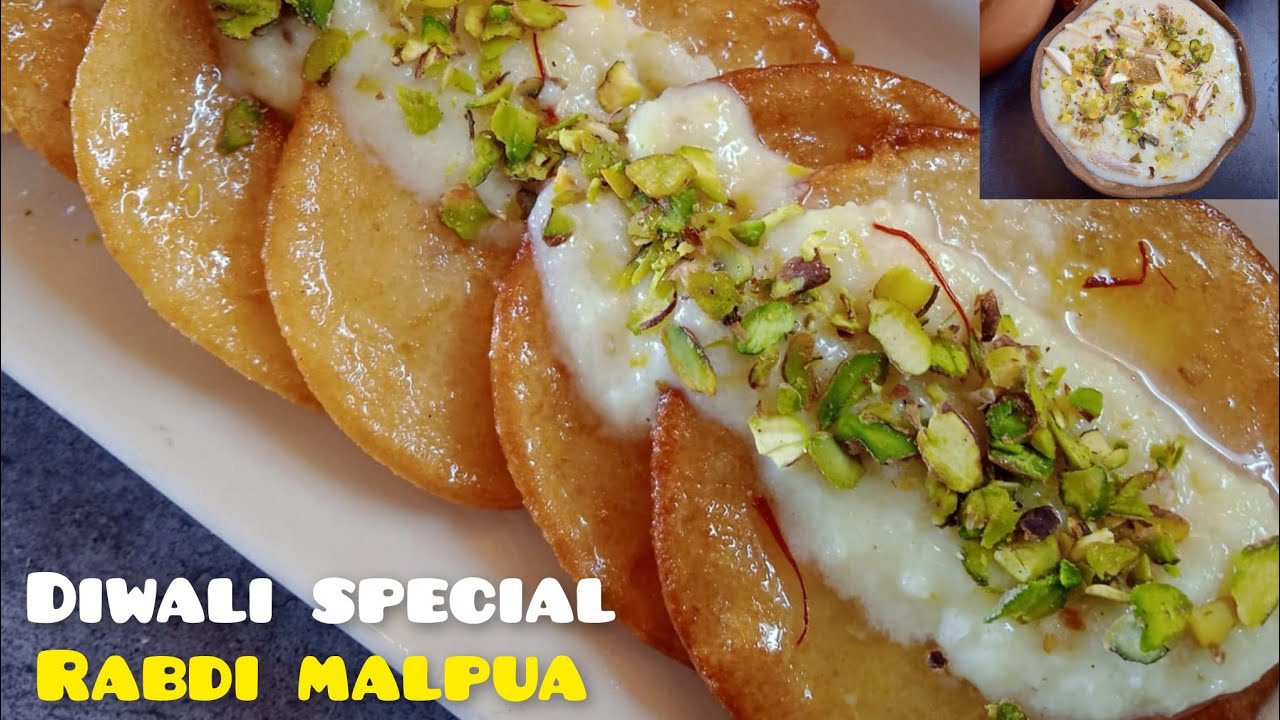 Rabdi malpua Recipe ||Rajasthani malpua||halwai style Rabdi malpua ...