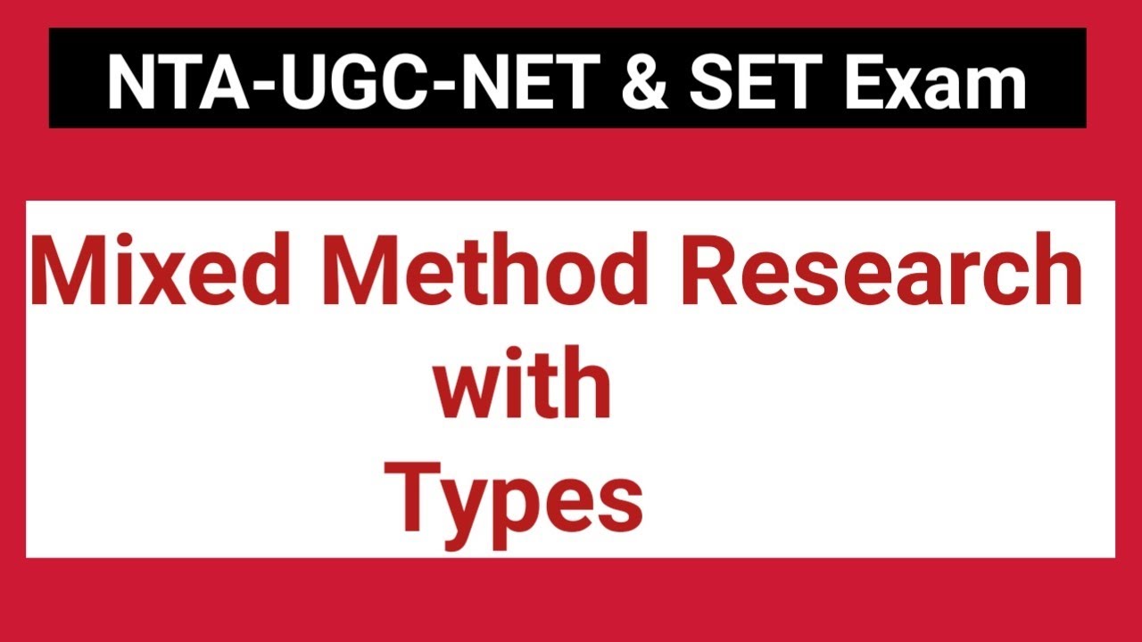 Mixed Method Research with its Types || Sequential Explanatory ...
