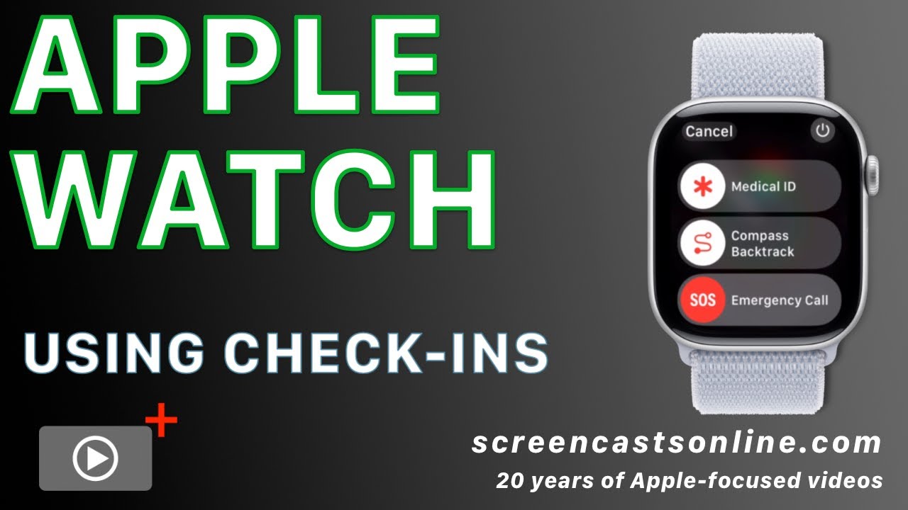 Apple Watch - Check-Ins - Learn how to check in with contacts and ...