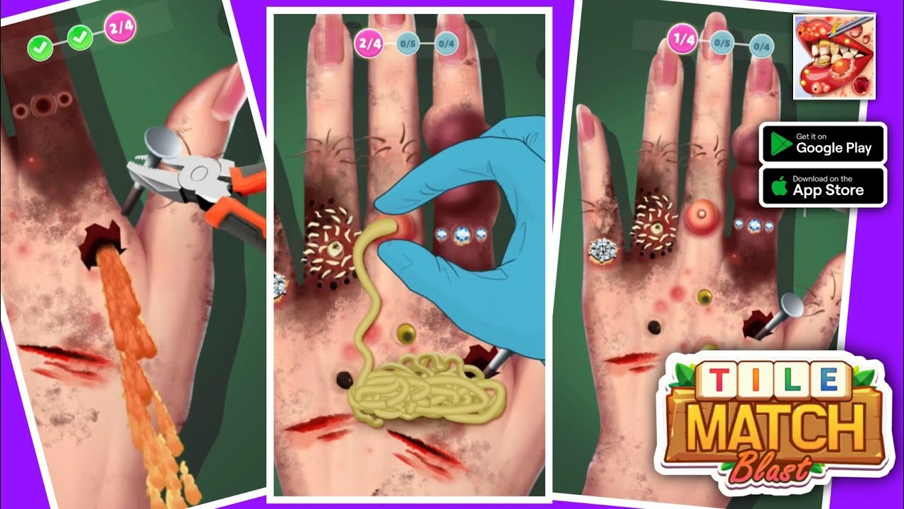 TILE BLAST MATCH ASMR | Android Gameplay Walkthrough | Highgraphics | ASMR | Funny Tricky Games ...