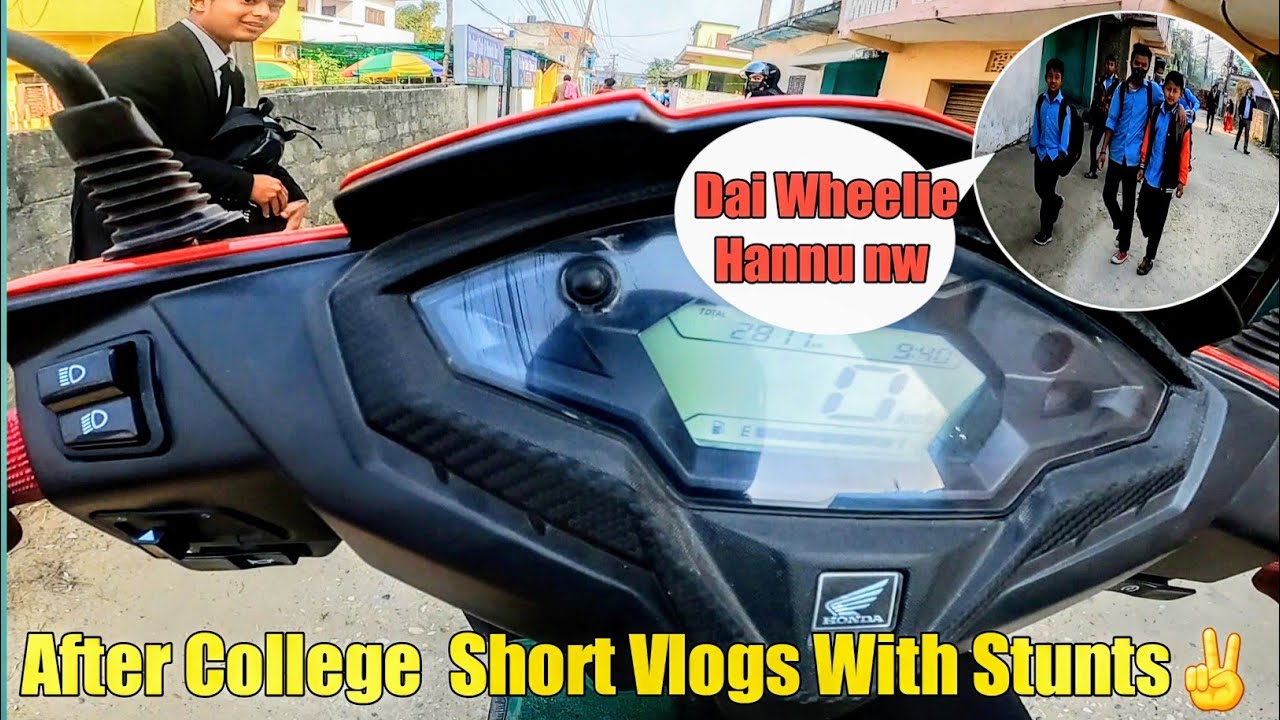 After College Short Vlogs With Stunts - YouTube