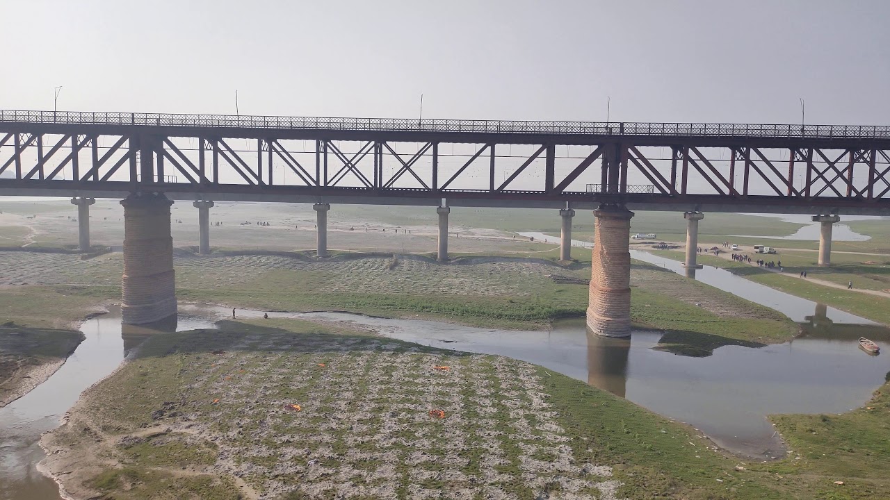 Lord Curzon Bridge/Ganga River Bridge/New Railway Ganga Bridge ...