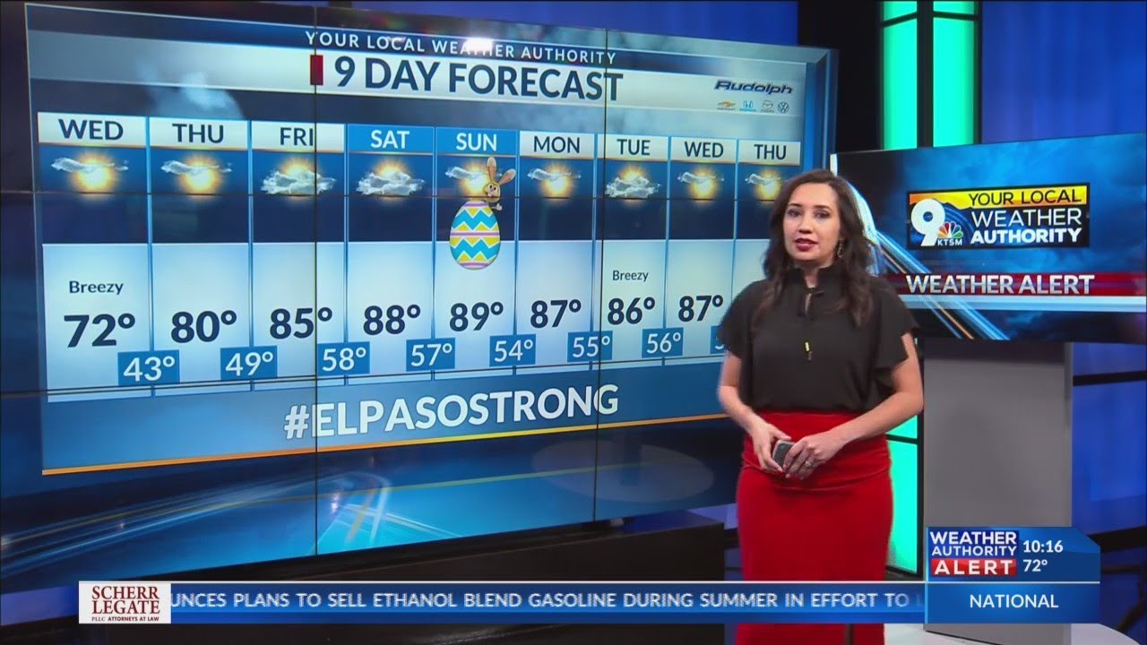 Monica has your Exclusive 9 day forecast - YouTube