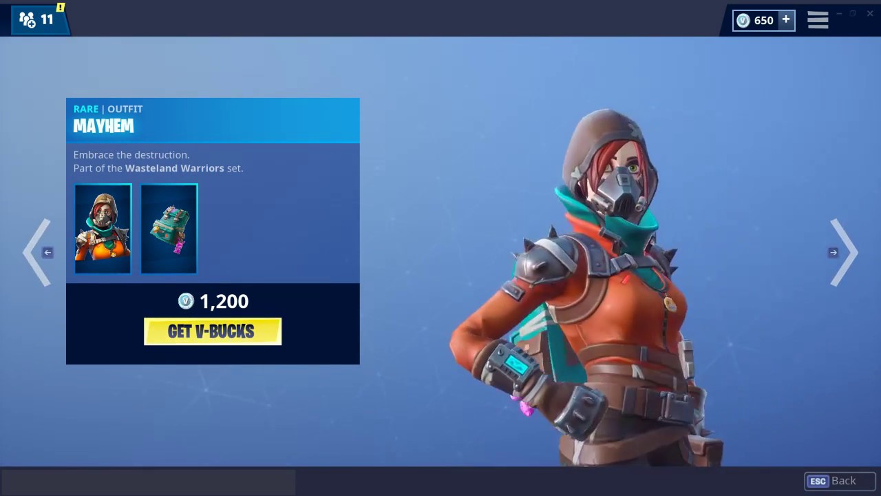 *NEW* MAYHEM & RUCKUS SKINS (Fortnite Item Shop November 3rd) - YouTube