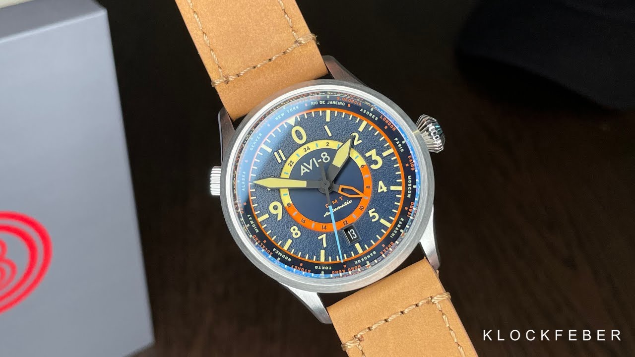 Discover the AVI-8 Flyboy Wingman Worldtimer GMT Automatic – A Must-See ...