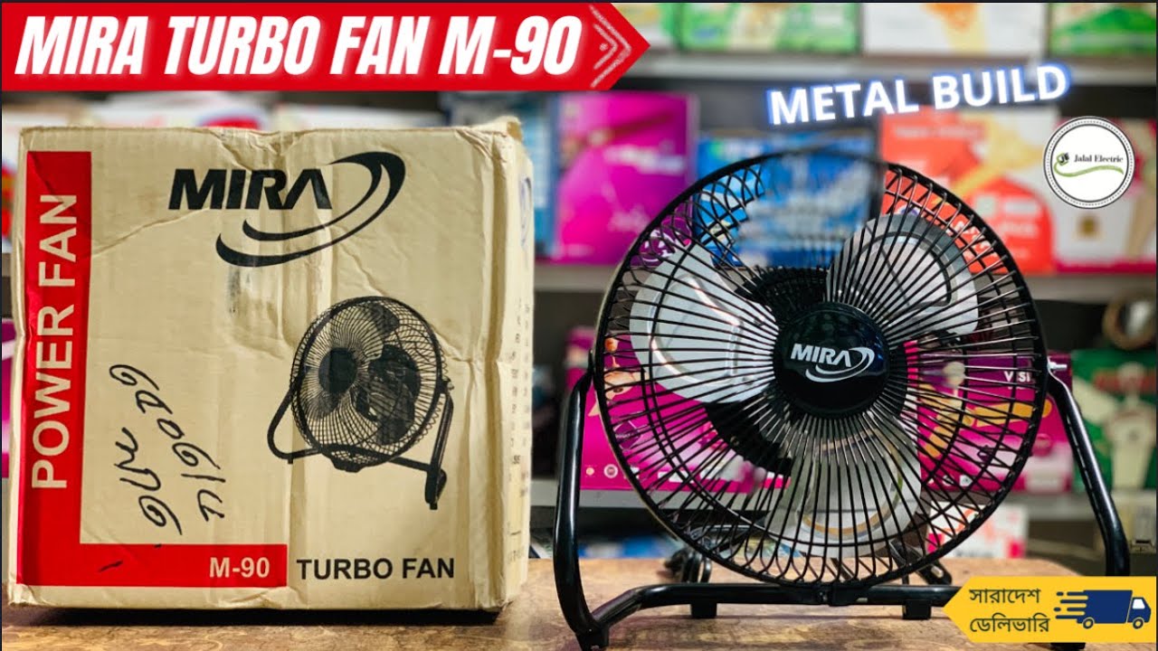 Mira Turbo M-90 Fan Review | High-Speed Desk Fan Made in Thailand ...