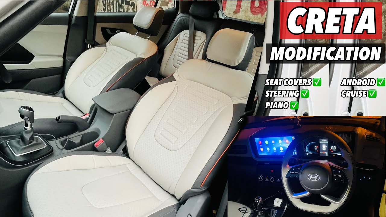 CRETA MODIFIED IN BUDGET | LUXURIOUS INTERIOR CRUISE CONTROL STEERING ...