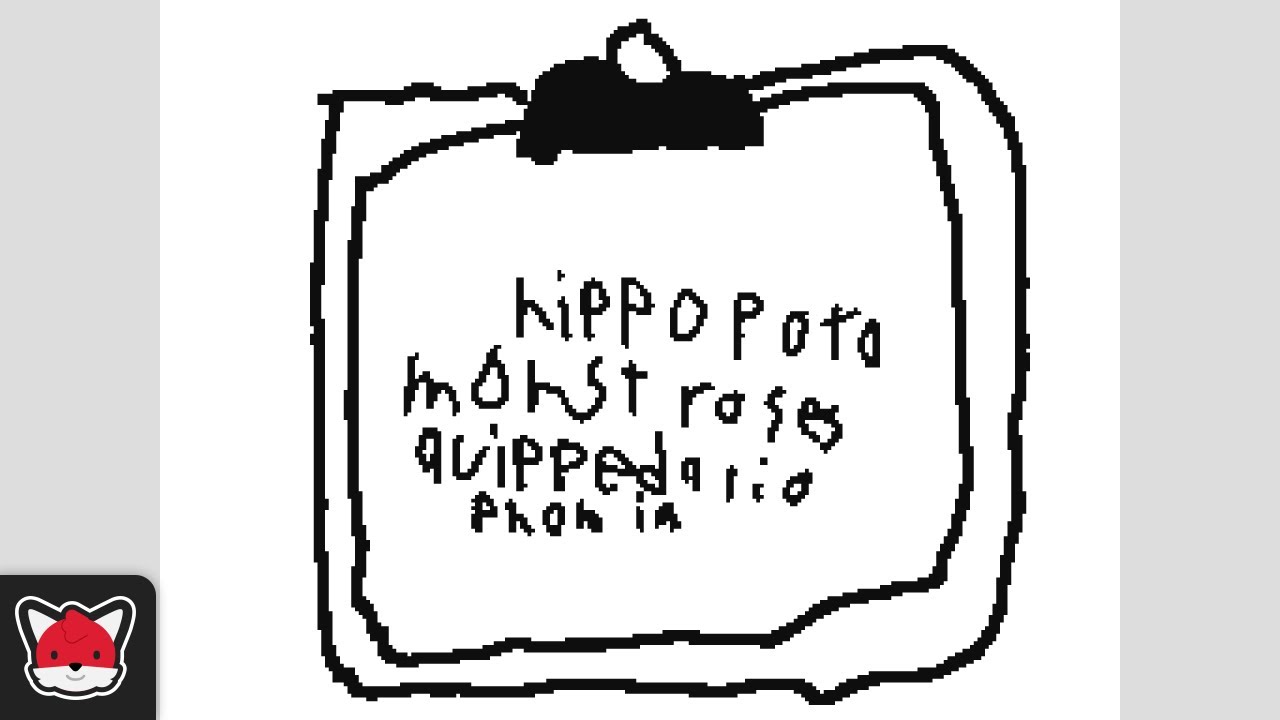 hippopotomonstrosesquippedaliophobia - YouTube
