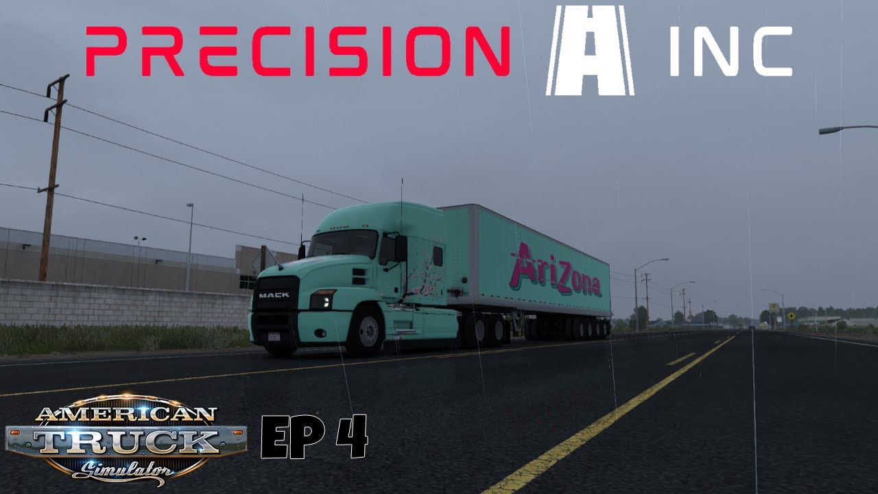 Trucker without a license EP: 4 (No commentary ATS Ambiance. First Convoy Video & Rain) - YouTube