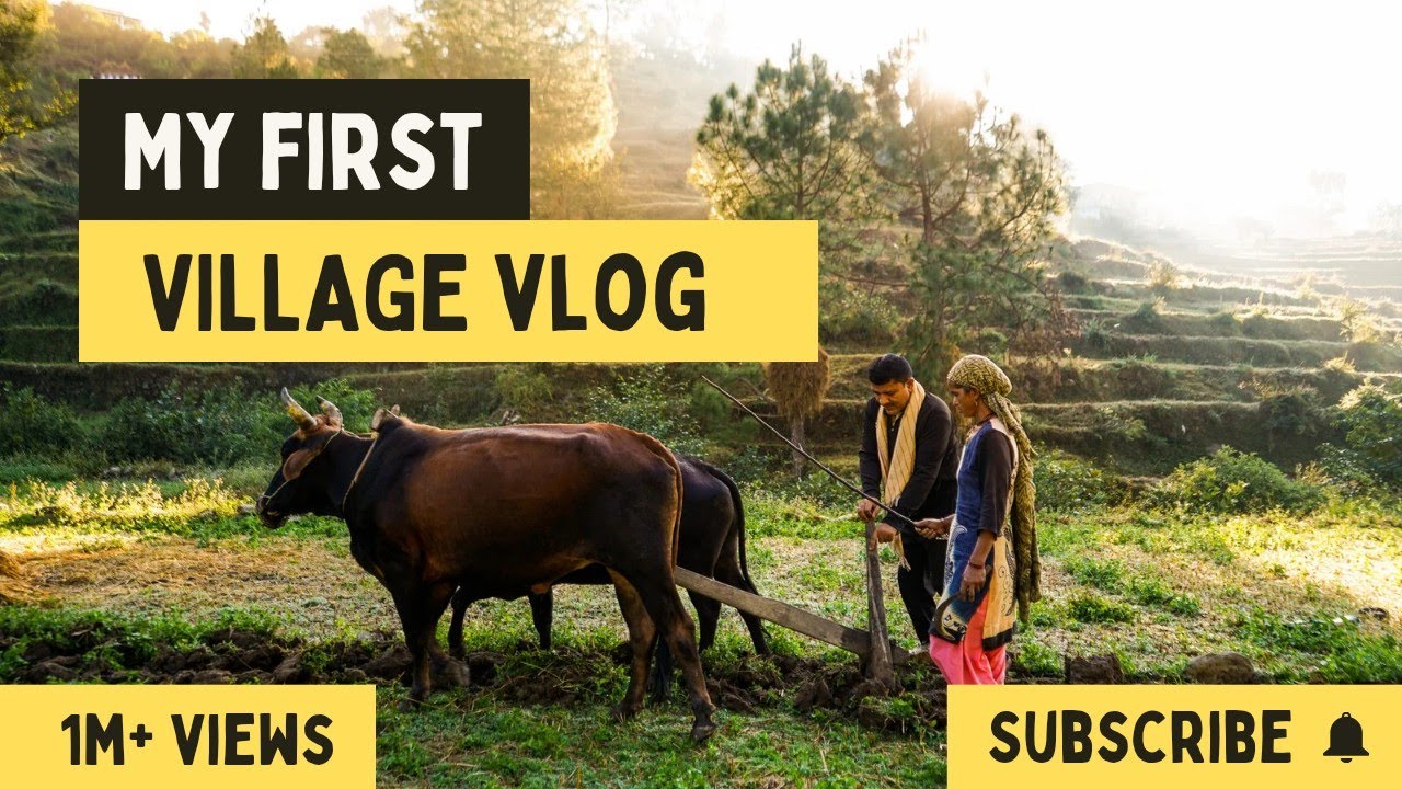 My first village vlog || A day in Indian village 😇🙏 - YouTube