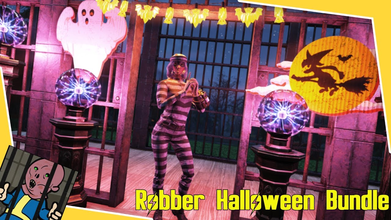 Fallout 76 - Robber Halloween Bundle - YouTube