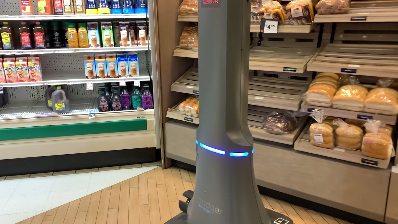Marty the robot 🤖 at Martin’s food markets - YouTube
