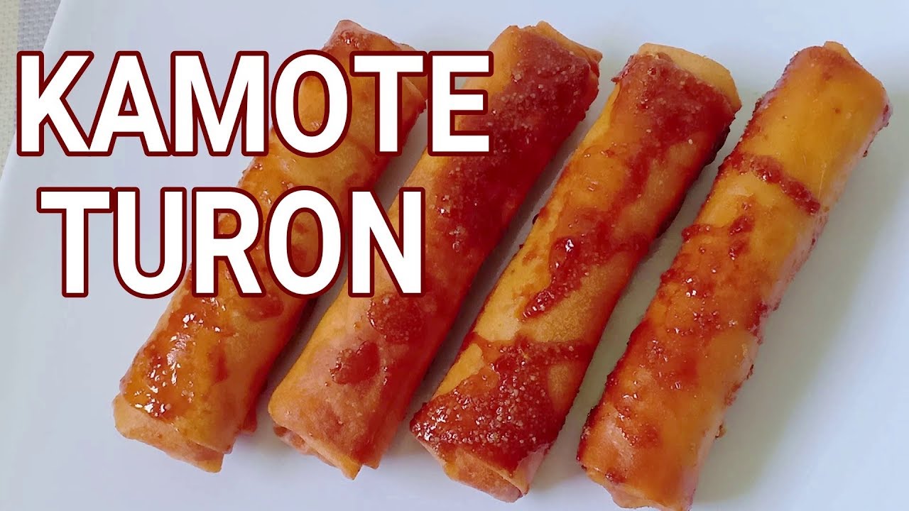 Kamote Turon Sweet Potato | How to Make Sweet Potato Roll | How to Cook ...