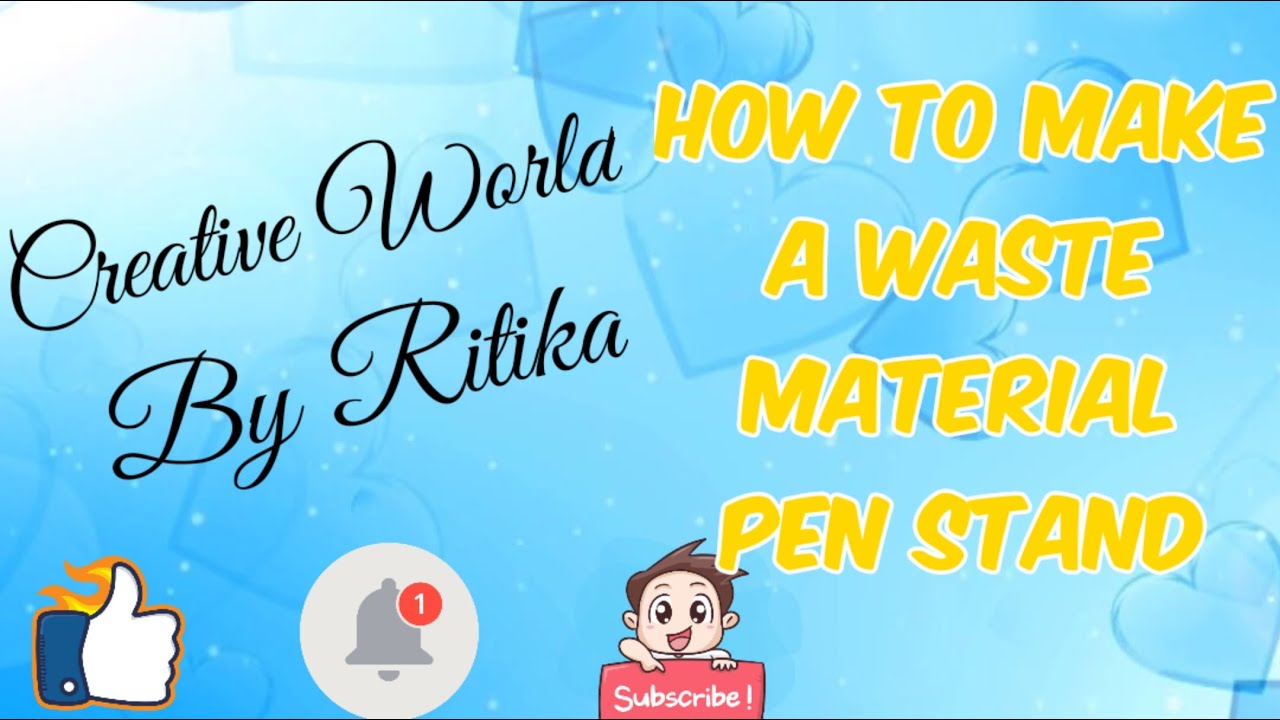 Waste Material Pen Stand|B.ed project|wasted Mobile Phone Box Make a ...