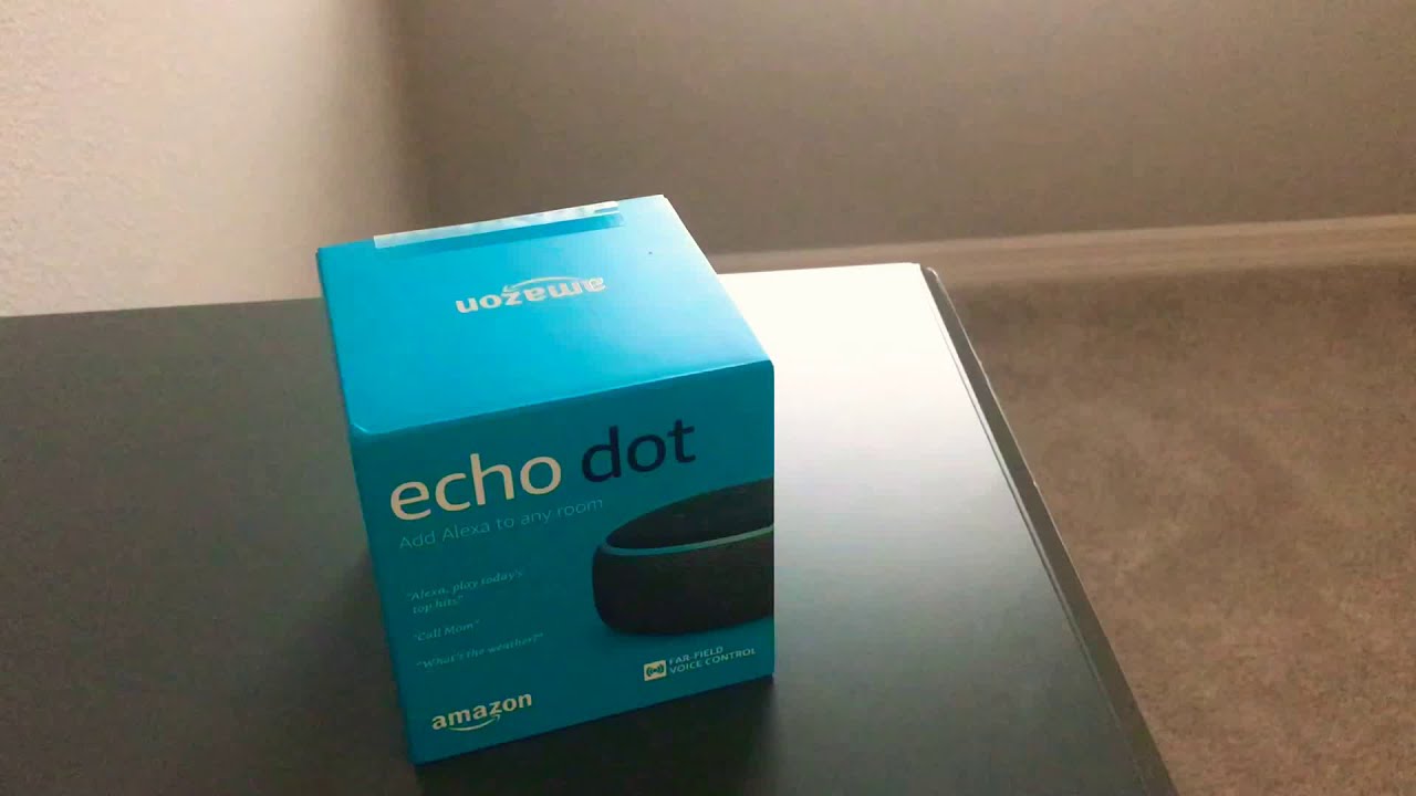 Unboxing Echo Dot (3rd Generation)! Setup and Unboxing! - YouTube
