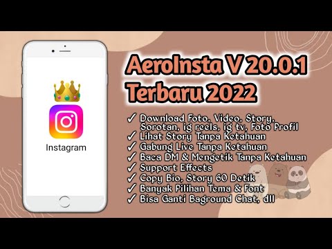 AeroInsta Versi 20.0.1 | Instagram Mod Terbaru 2022 Tanpa Hapus Instagram Utama