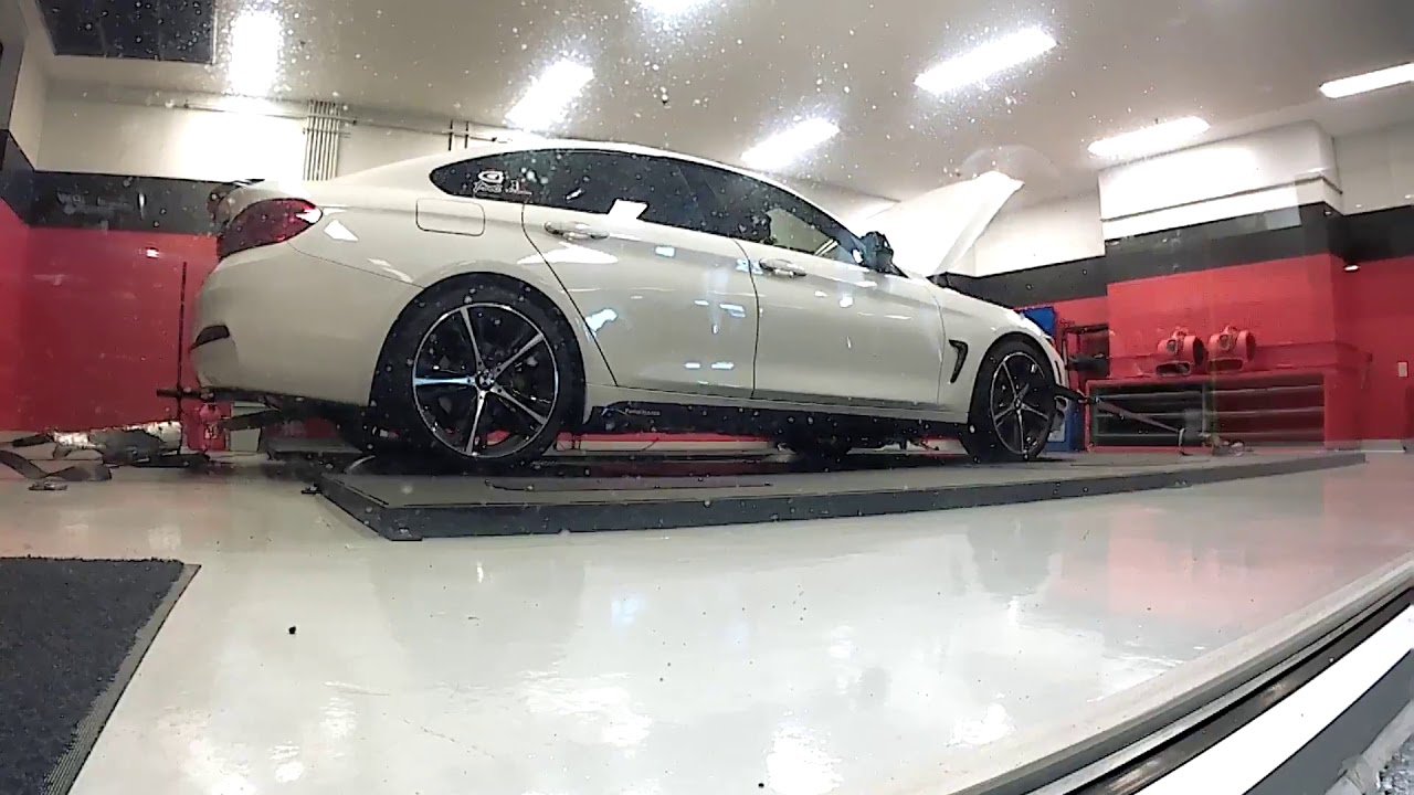 Dyno time MG Flasher Stage 1 B48 BMW 430I Gran Coupe - YouTube