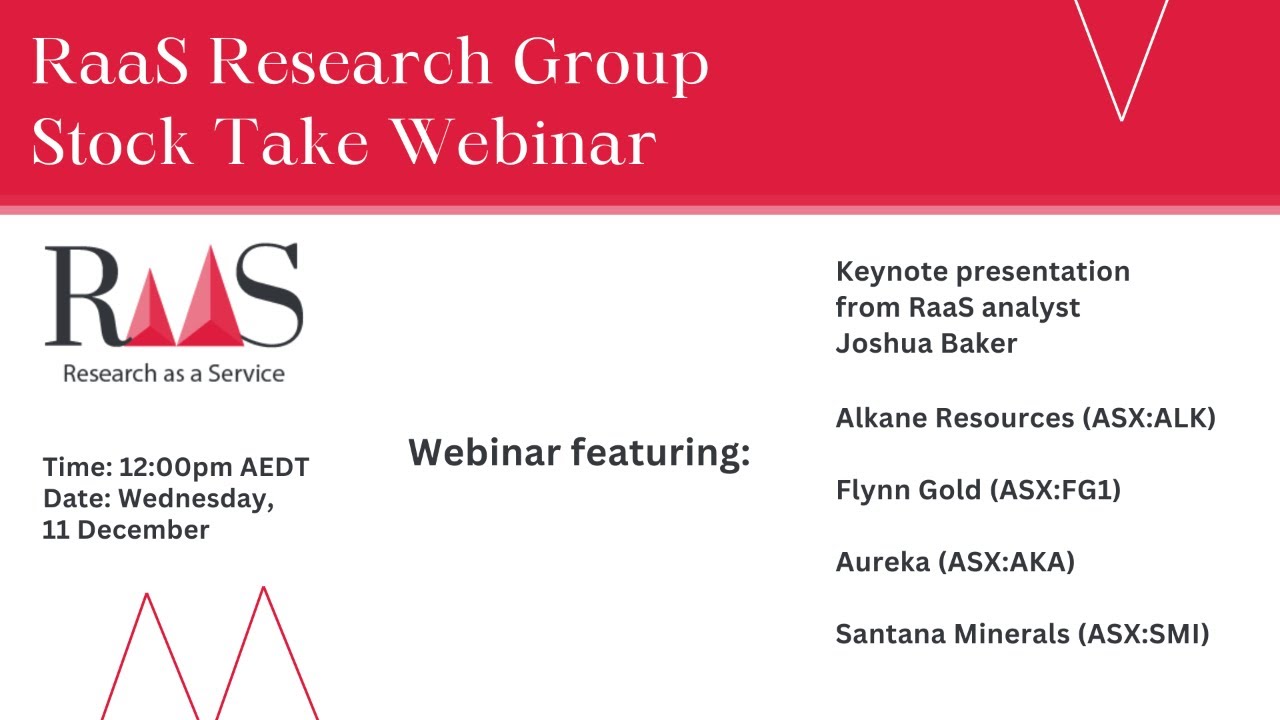 RaaS Group Stock Take Webinar - Gold Focus - YouTube