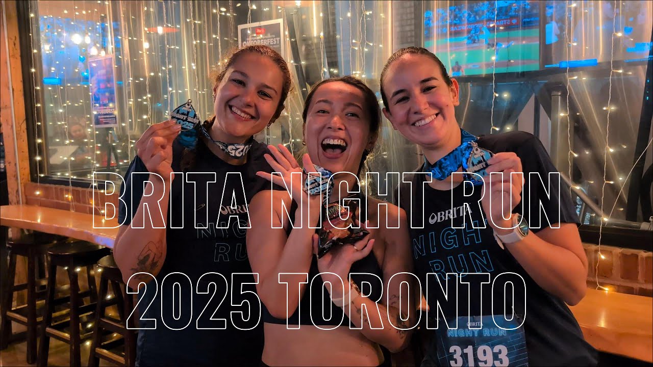 Brita Night Run 2025 | Toronto Distillery District | Caroline’s First ...
