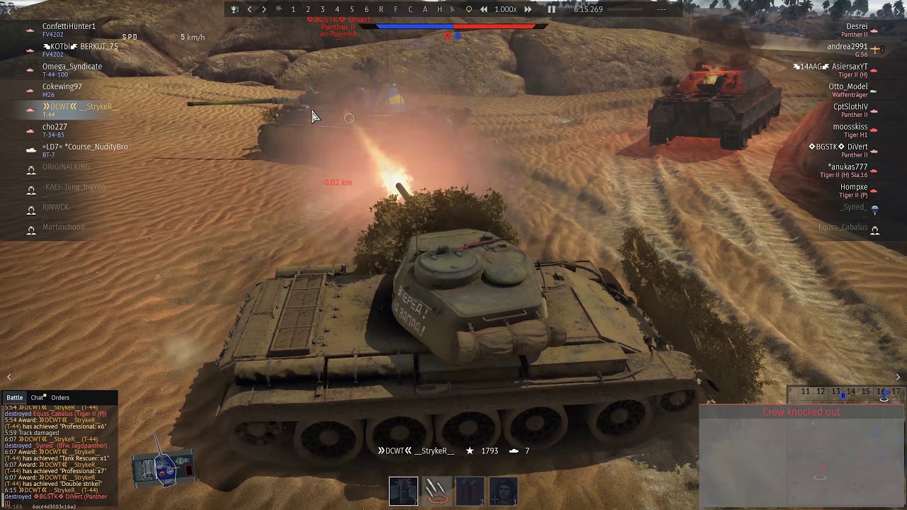 Single T-44 vs. Entire German Team [War Thunder] - YouTube
