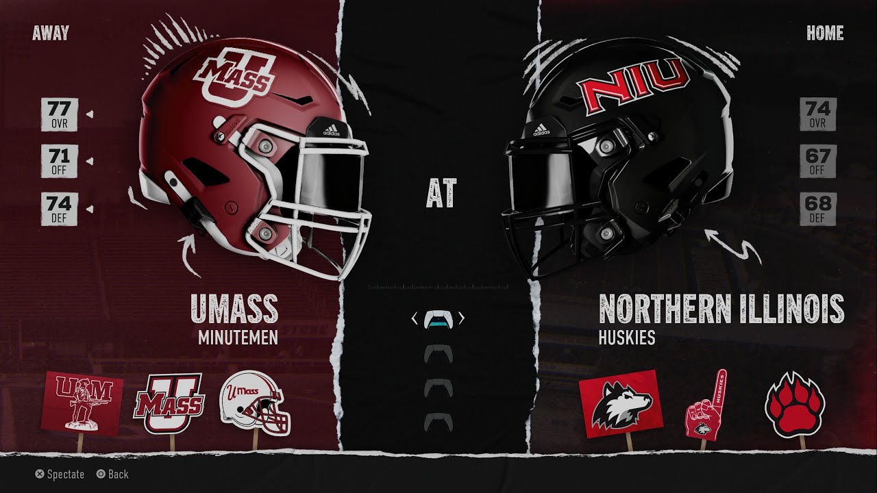 UMass at Northern Illinois - YouTube