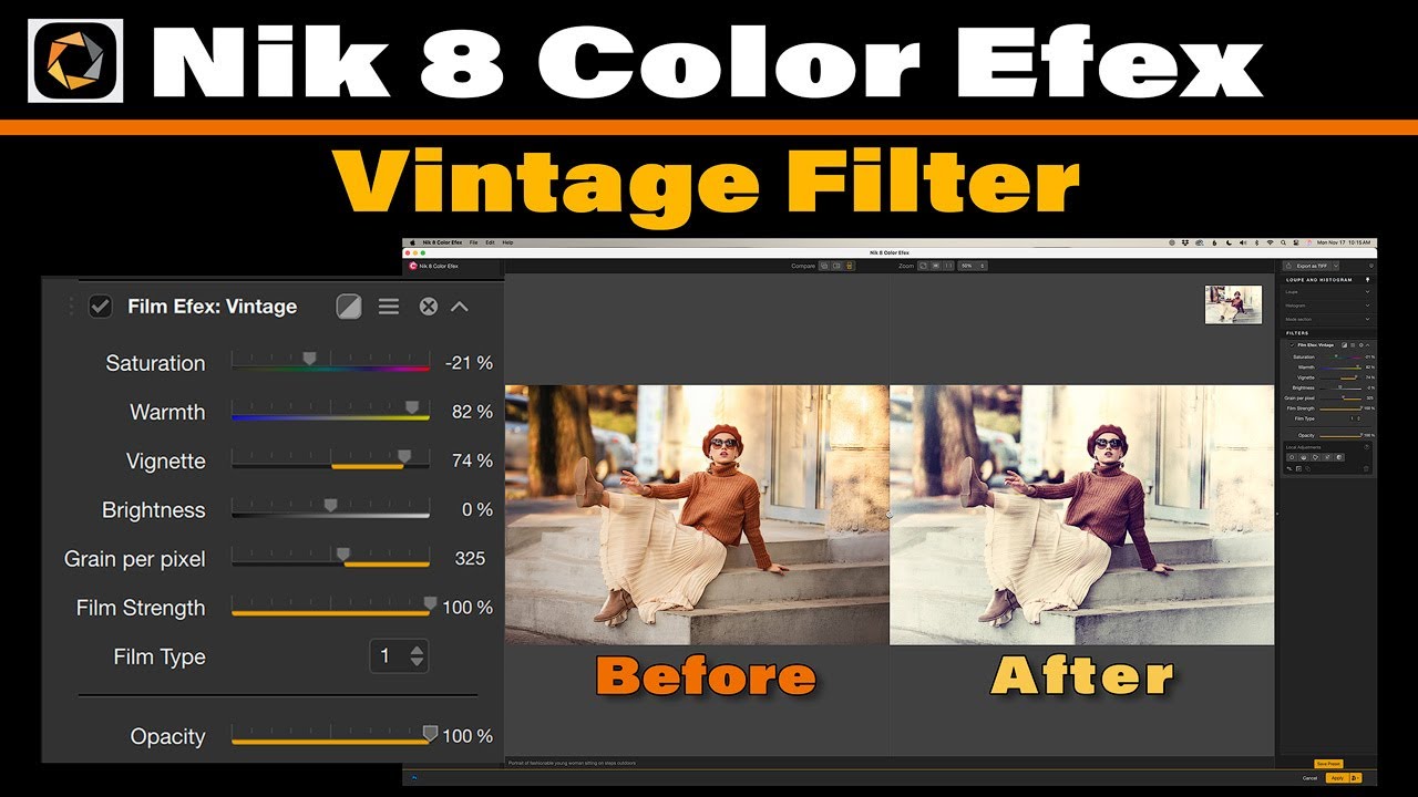 Film Efex: Vintage in Nik 8 Color Efex | Create a Classic Film Look for ...