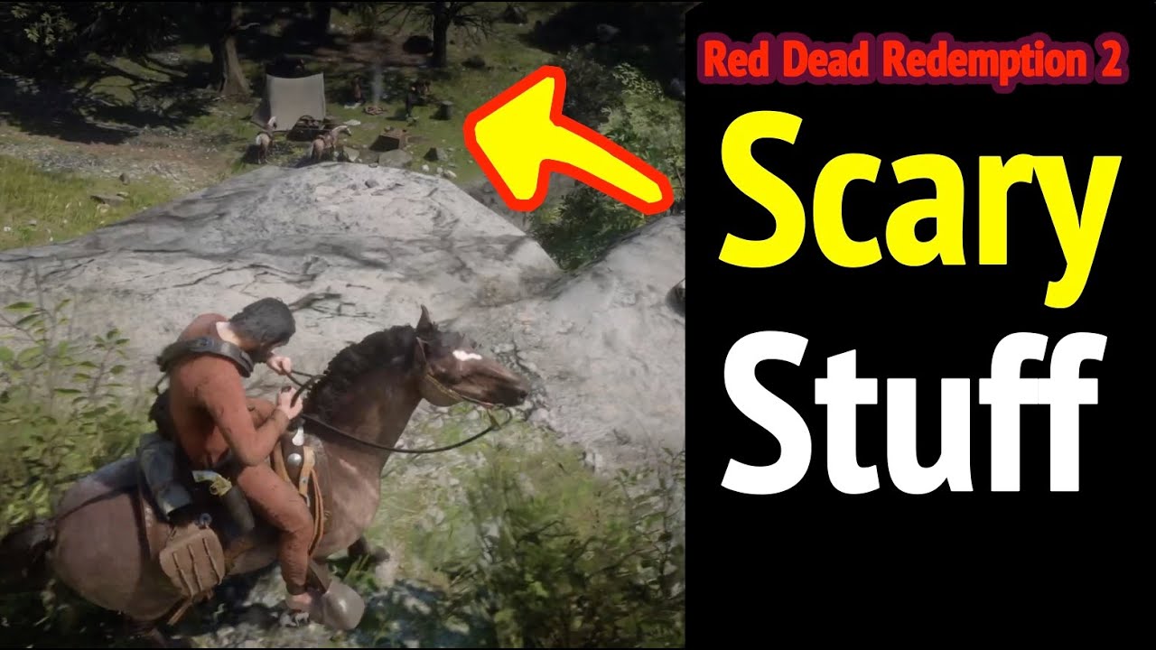 Top Scary Stuff in Red Dead Redemption 2 (RDR2) - YouTube