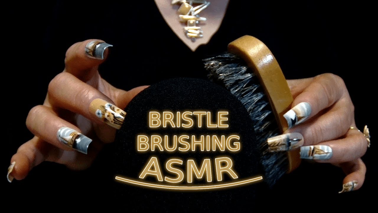 Brushing ASMR | 20 REALLY Crunchy Minutes with the Bristle Brush ...