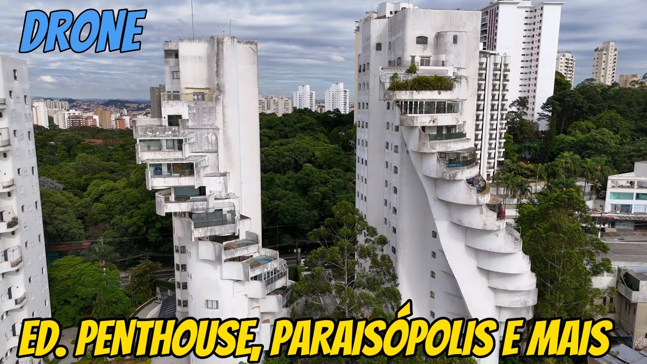 Drone voa no Morumbi e Paraisópolis: Edifício Penthouse, Av, Giovanni Gronchi, etc - São Paulo ...