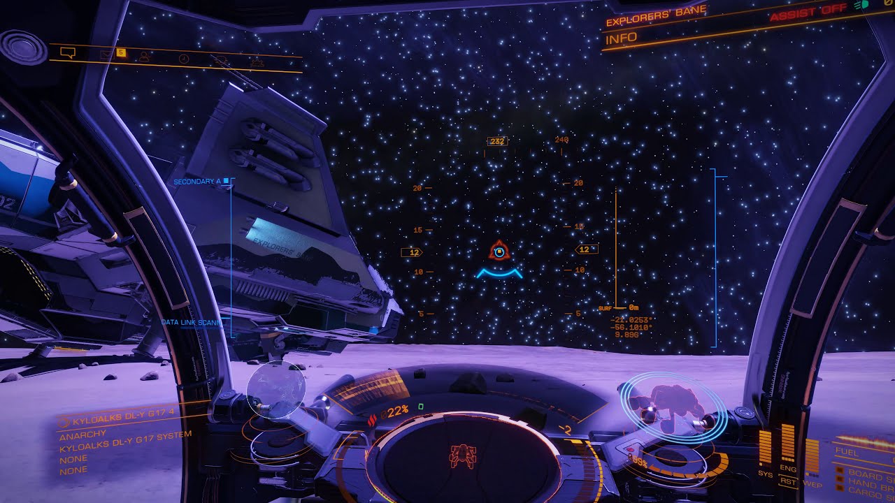 Elite Dangerous, "Proper" way to land on a high gravity world (9.9G ...