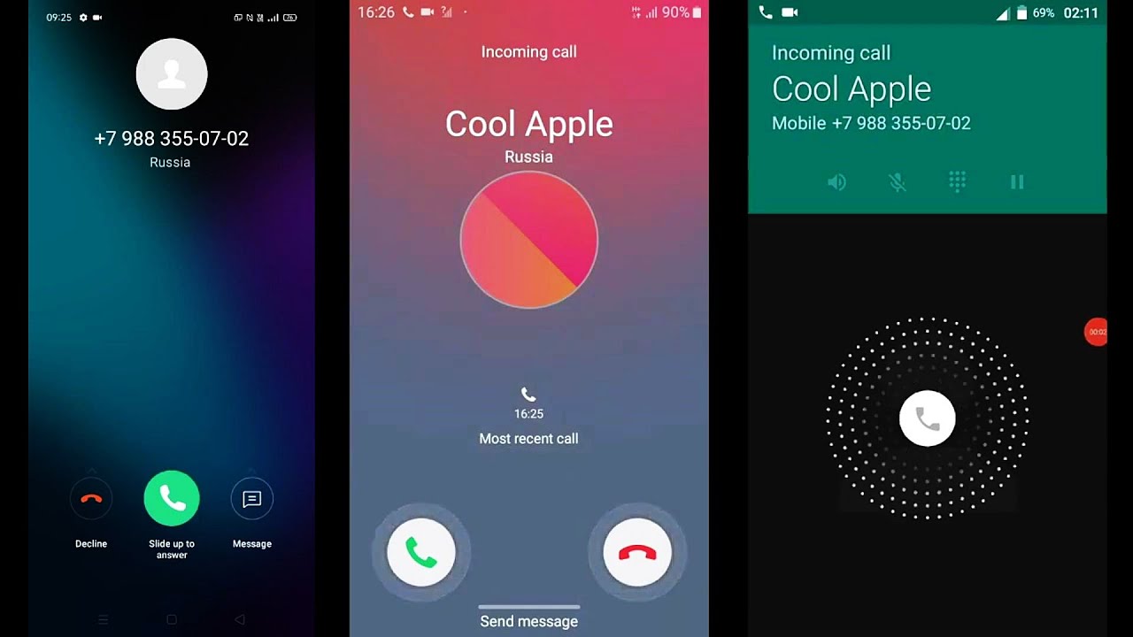 Screen recorder mix #68/ Incoming calls - YouTube