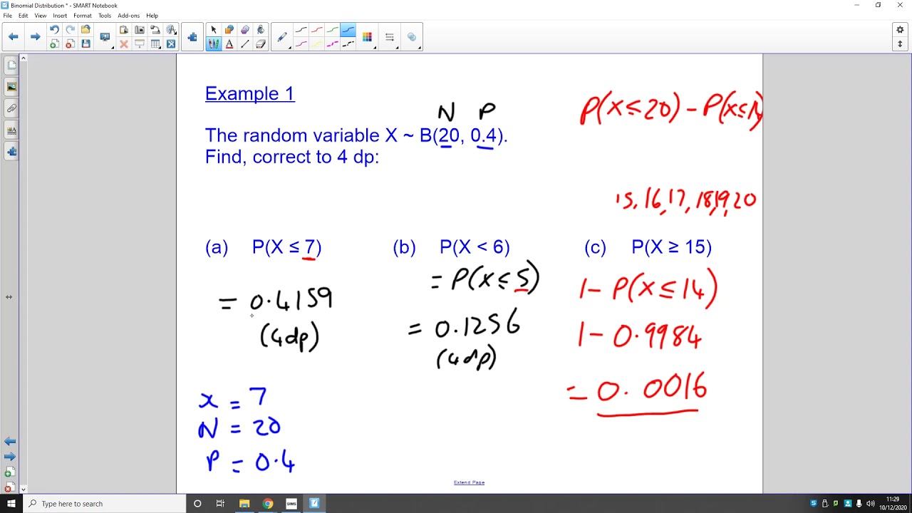 #76 Year 12 Binomial Distribution Lesson 2 - YouTube