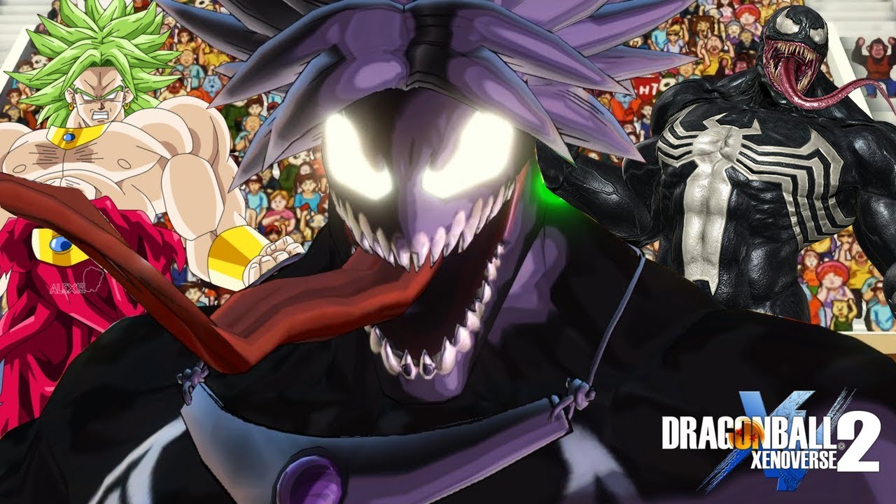 LA FUSION DE VENOM Y BROLY EN DRAGON BALL XENOVERSE 2 MAS FUERTE QUE ...