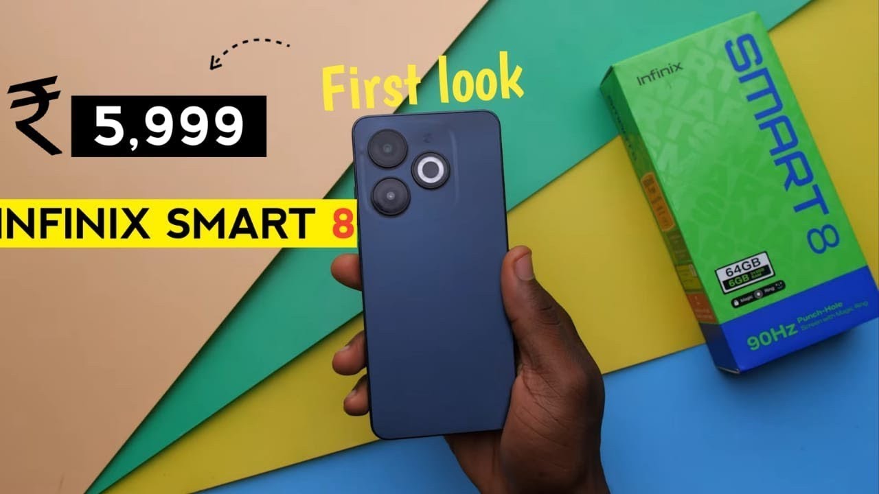 Most Affordable Smartphone Infinix Smart 8HD @5,999 | 90Hz Punch Hole ...