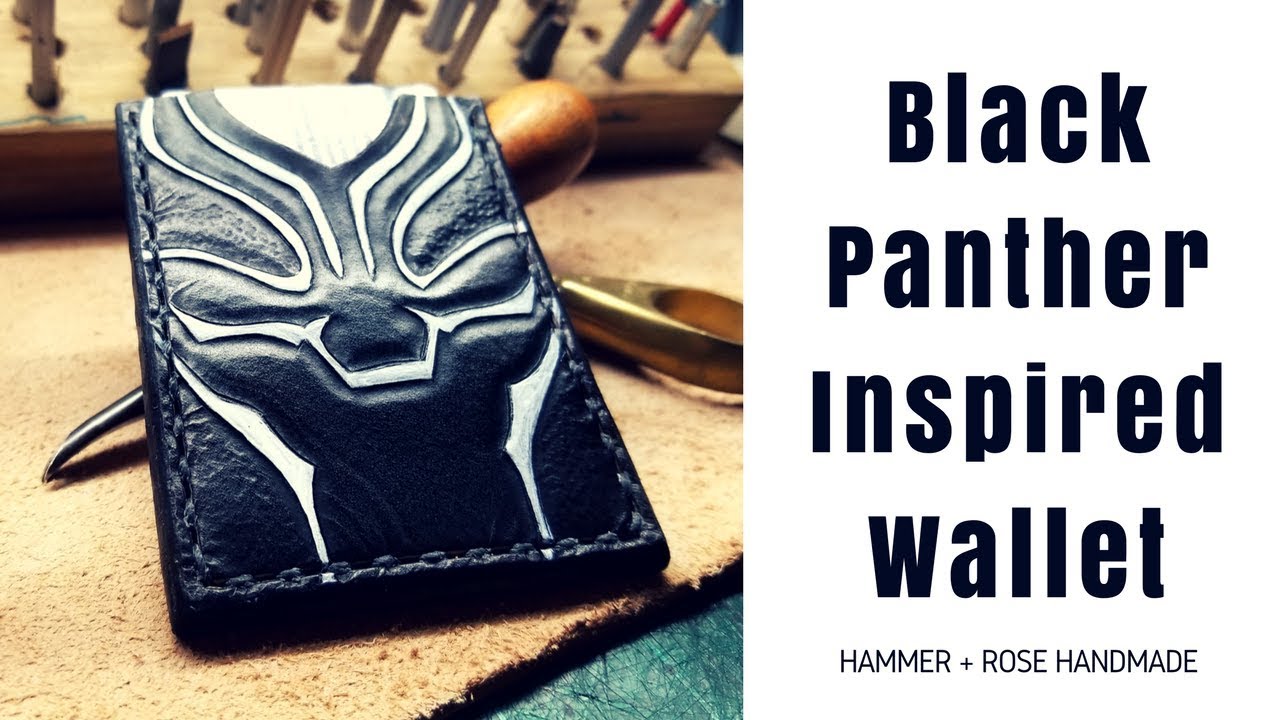 Making a Black Panther Inspired Minimalist Wallet - YouTube