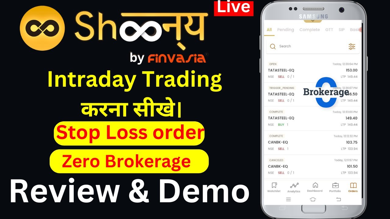 Shoonya Trading App Review | Finvasia Review | shoonya trading app ...