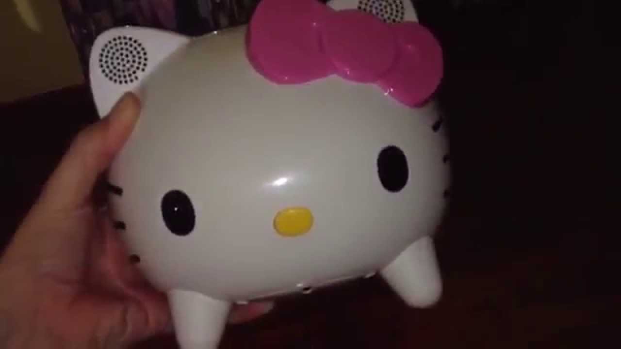 Hello Kitty dock station caixa de som - YouTube