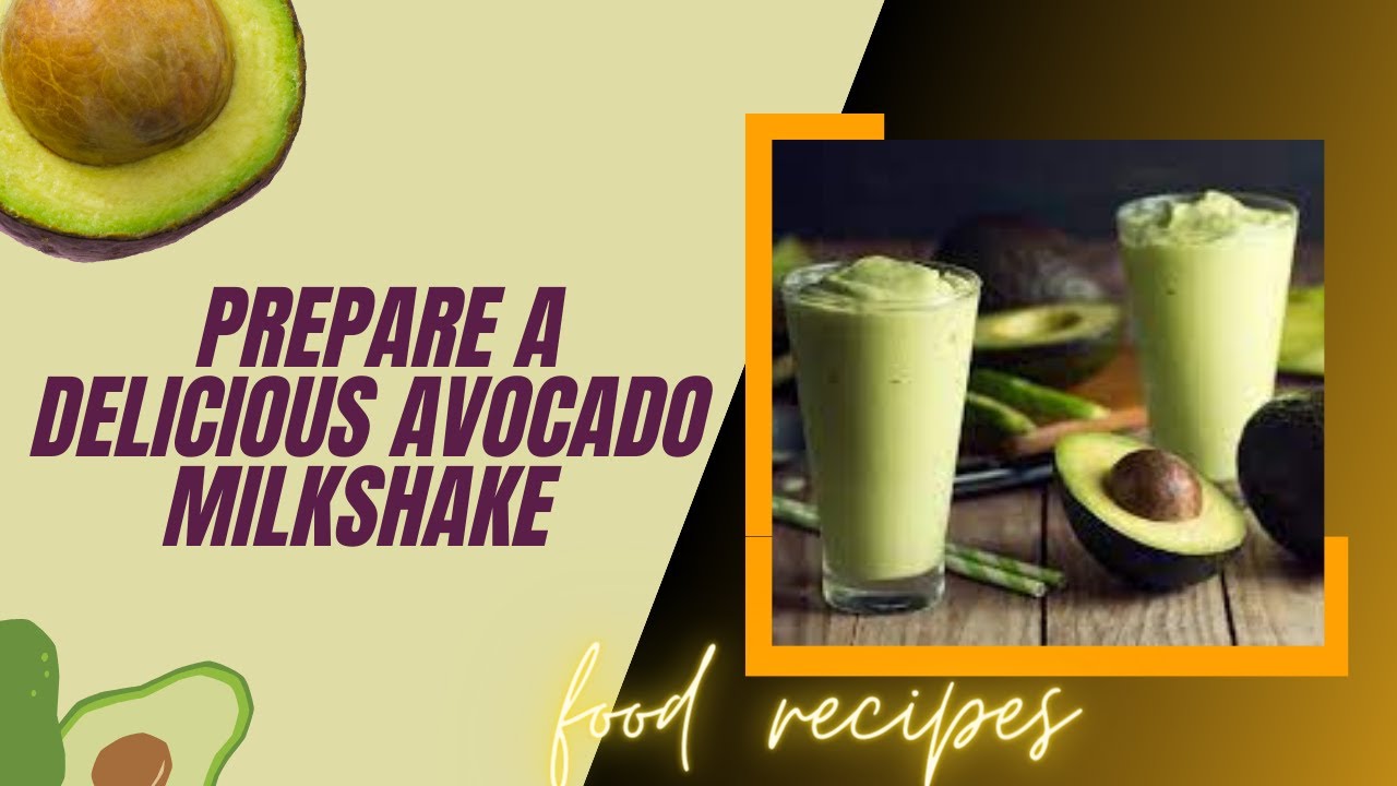 Prepare a fresh and delicious avocado milkshake | Arutha - YouTube