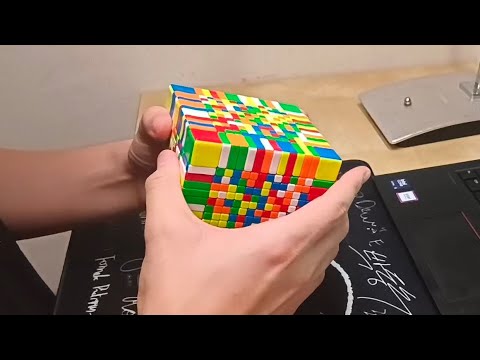 14x14 Cube Solved in 44:49 - YouTube
