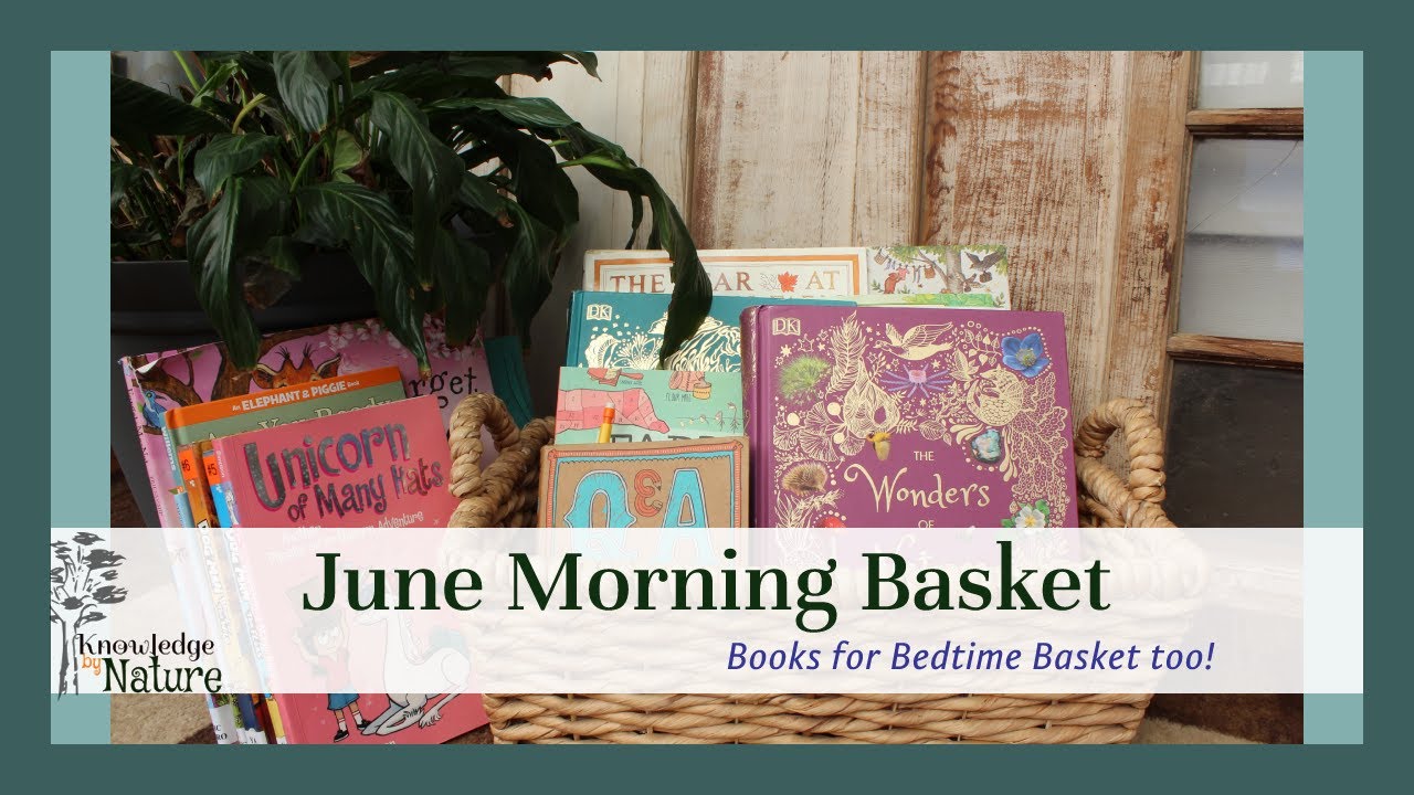 JUNE MORNING BASKET || HOMESCHOOL BEDTIME BASKET || SUMMER MORNING ...