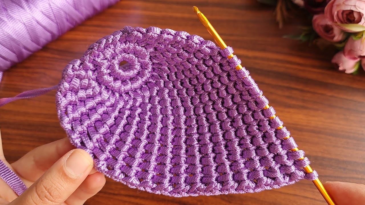 Super Easy Tunisian Knitting 🤩 coaster,motif ,table mat knitting ...